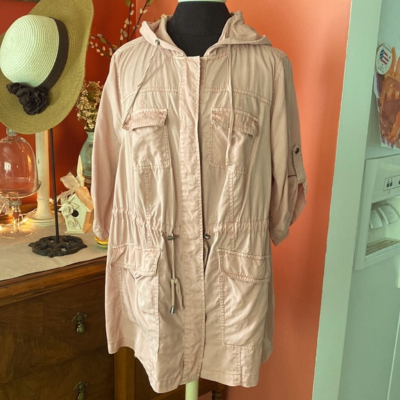 torrid | Jackets & Coats | Torrid Sz Blush Pink Cargo Jacket | Poshmark